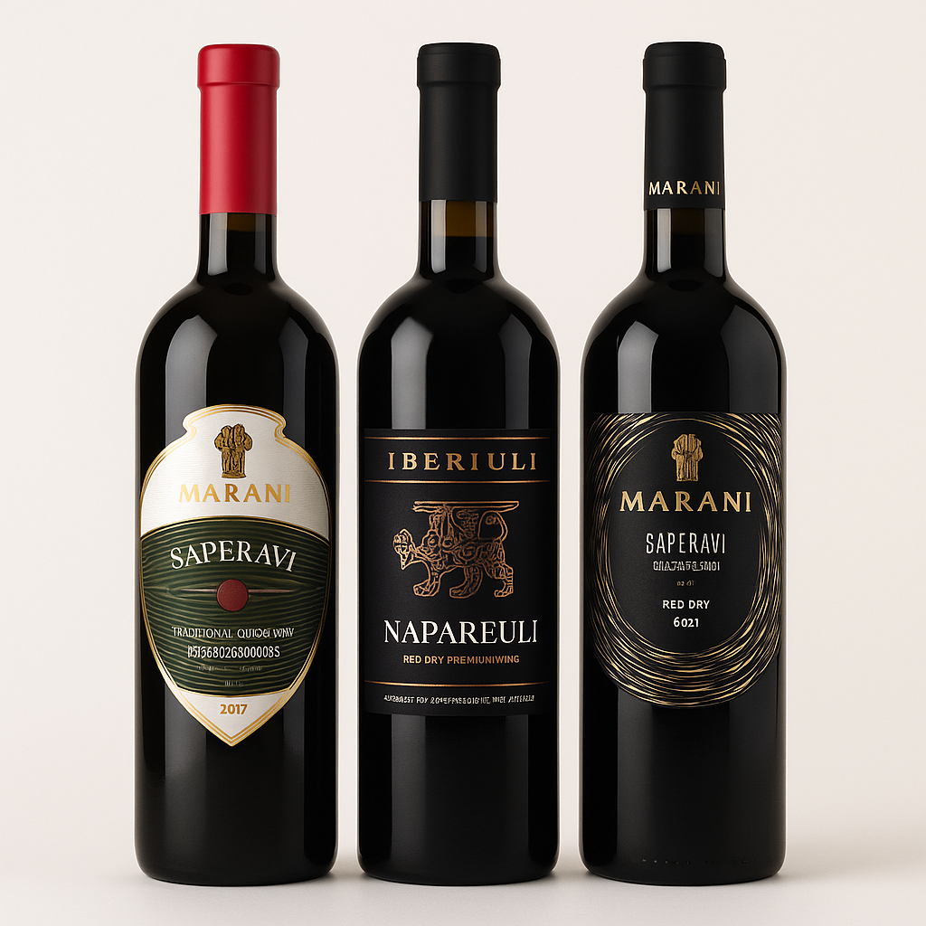 Georgian Red Wine Tasting Trio (3 Bottles)